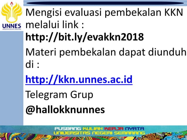 Evaluasi dan pelaporan kkn alternatif | PPTX