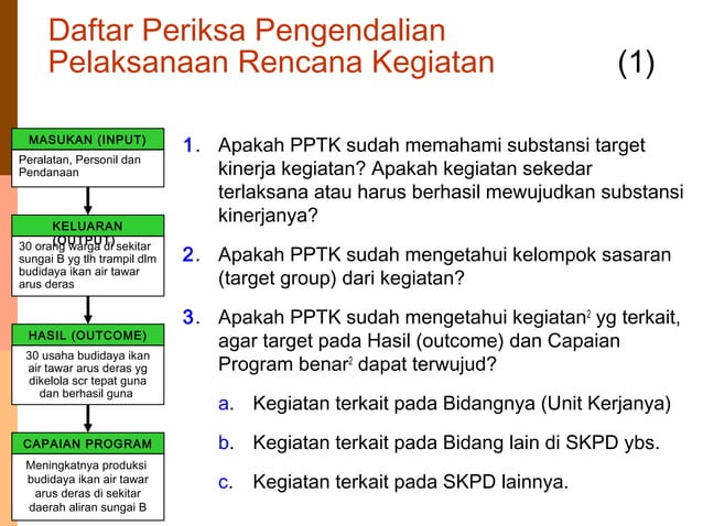 Evaluasi dan Pengendalian Pembangunan Daerah | PPT