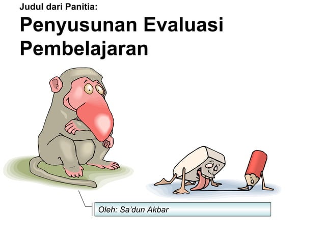 Evaluasi dan penilaian pembelajaran | PPT