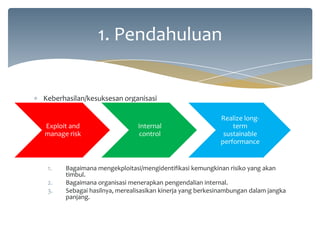 Mengevaluasi dan Meningkatkan Pengendalian Internal - Bagian 1 | PPTX
