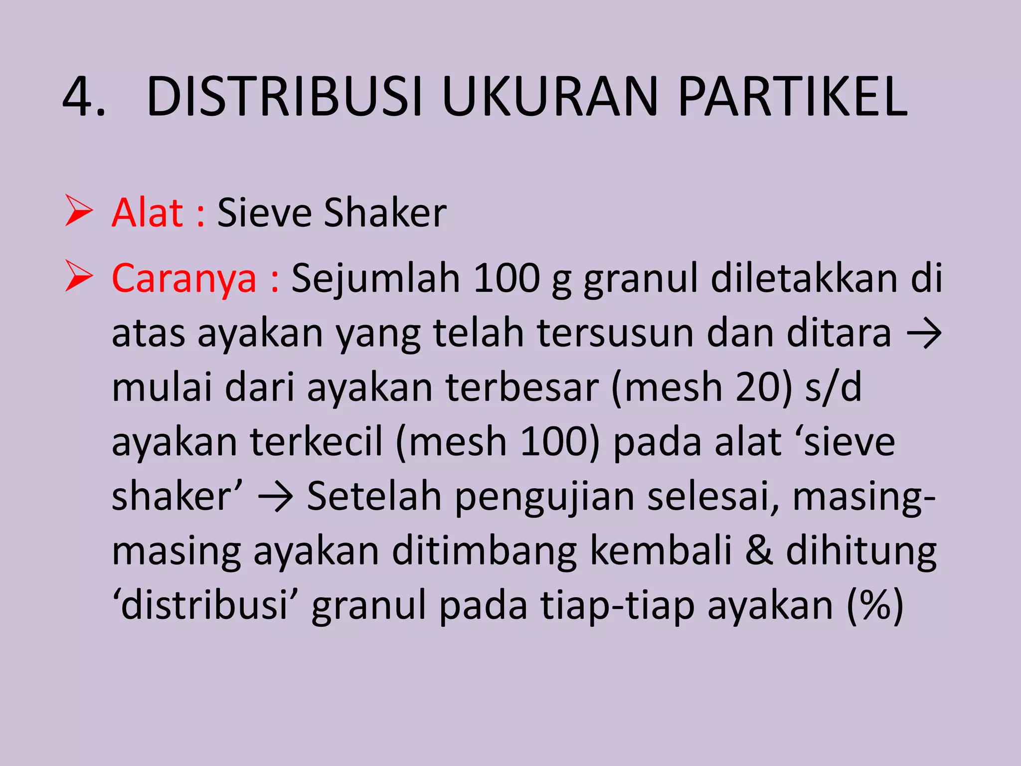 Evaluasi Granul | PPTX