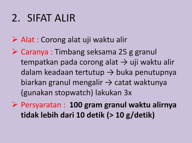 Evaluasi Granul | PPTX