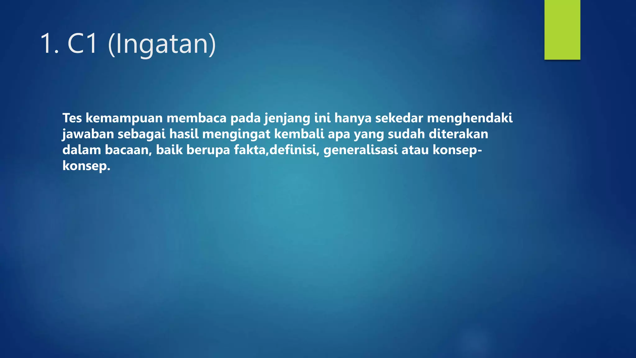 EVALUASI KEMAMPUAN MEMBACA.ppt