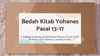 Evaluasi Keseluruhan Bedah Kitab Yohanes.pdf