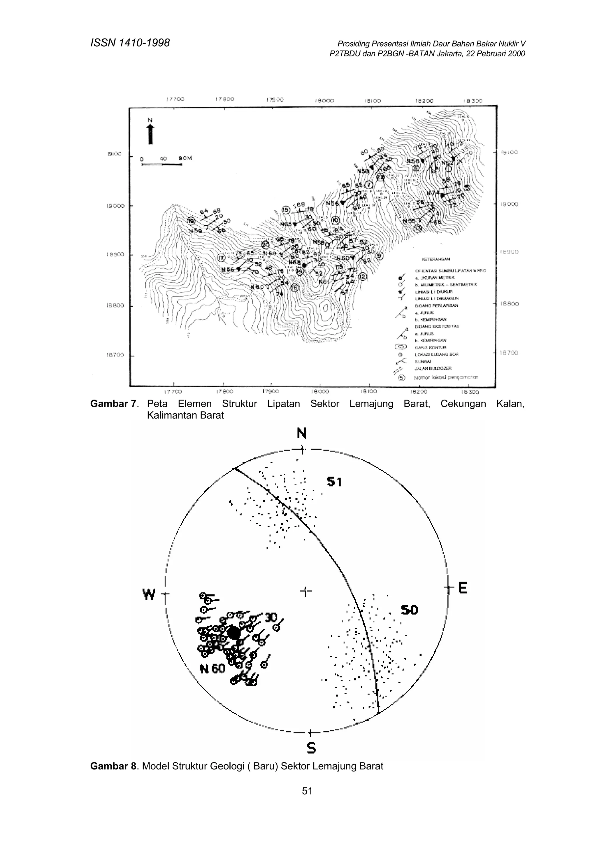 Evaluasi model struktur geologi dan pola mineralisasi uranium sektor ...