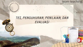 Pengertian dan konsep EVALUASI PEMBELAJARAN | PPT