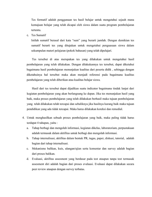 Evaluasi pembelajaran ( khaerul syabar 0707674 ) | PDF