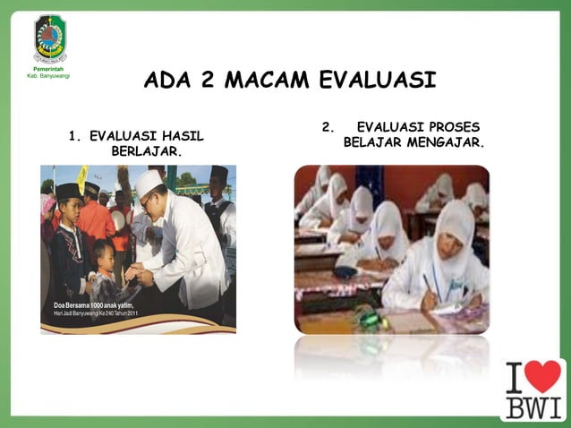 Evaluasi pendidikan dan pembelajaran | PPT