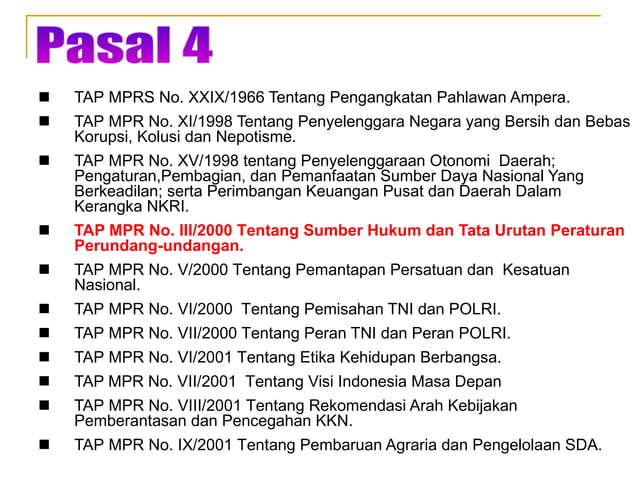 Evaluasi Peraturan Per-UU-an di Daerah | PPT