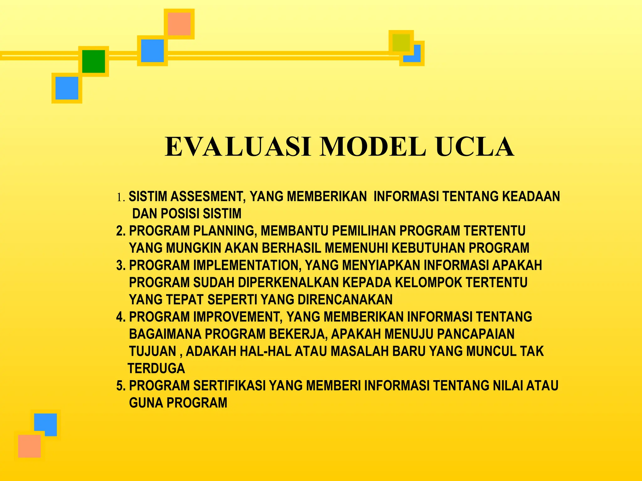 Power point presentation evaluasi program revisi | PPT