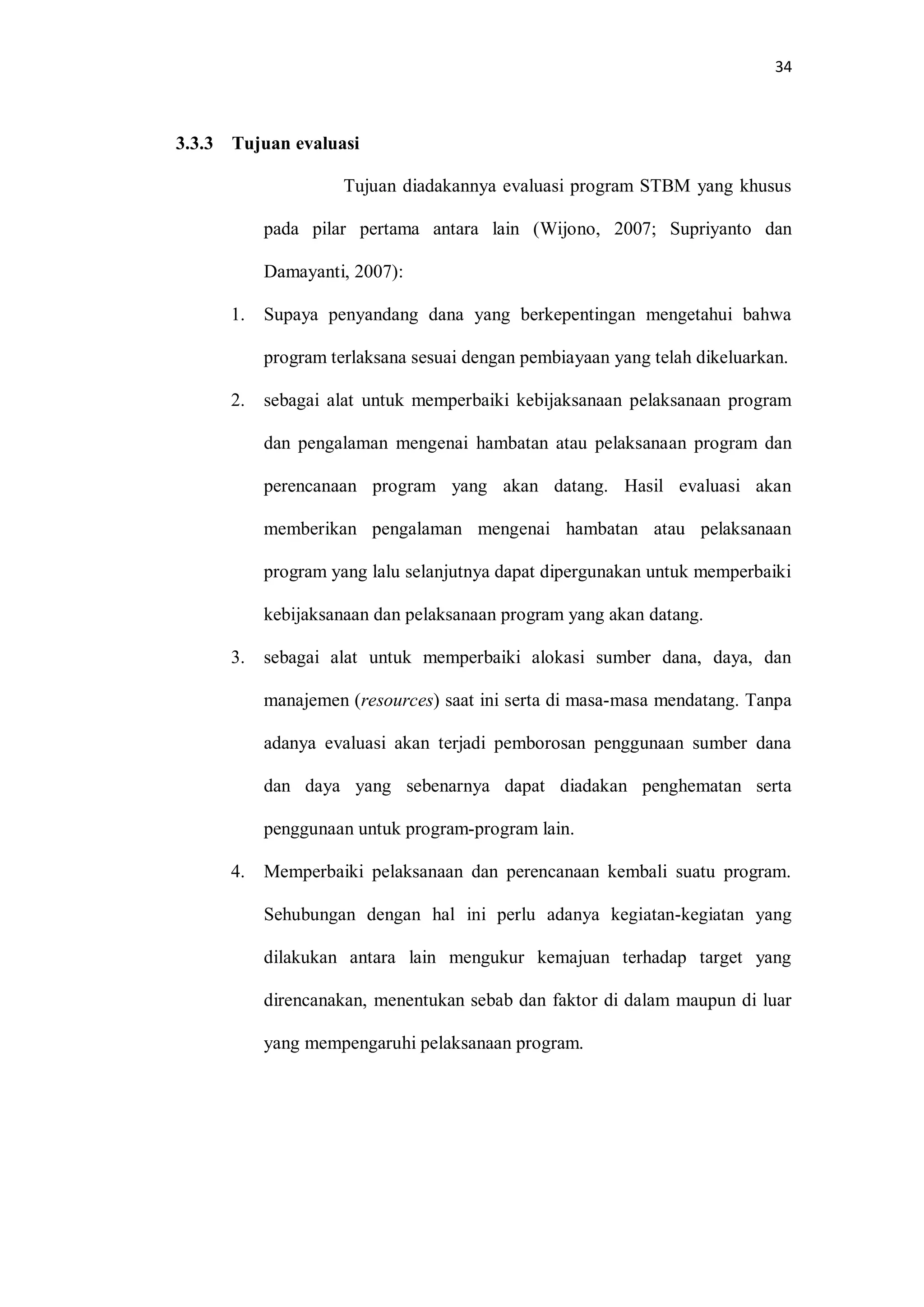 Evaluasi program stbm | PDF