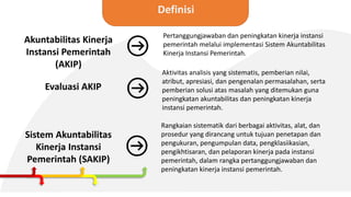 Evaluasi Sistem Akuntabilitas Instansi Pemerintah pada KPU Jatim | PPT