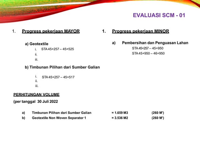 Evaluasi SCM 01 CV. JAGAD 1.ppt