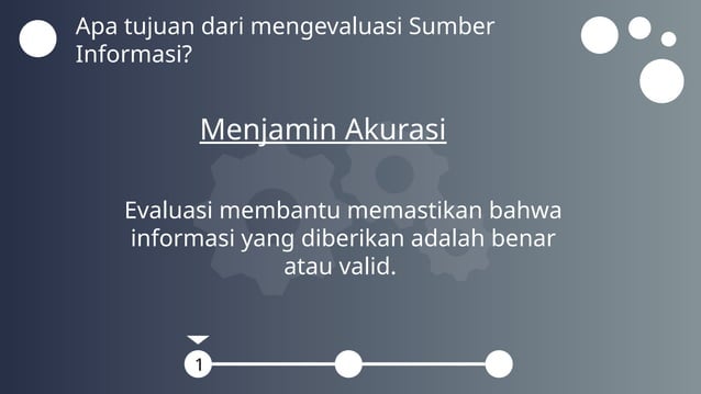 Apa itu Evaluasi Sumber Informasi - Revisi | PPT