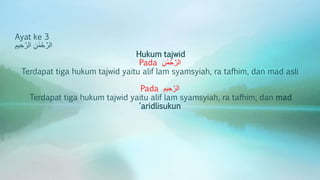 Evaluasi Surah Al-fatihah | PPT