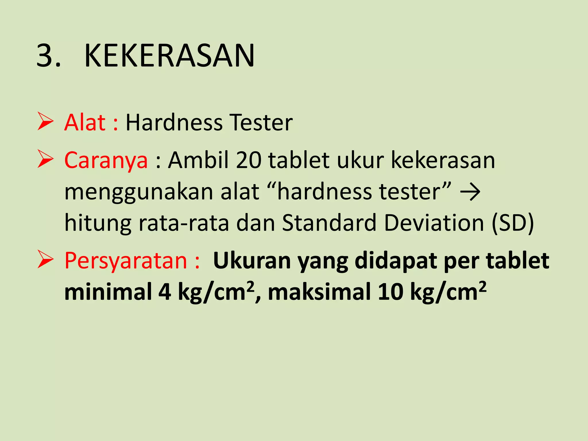 Evaluasi Tablet | PPTX