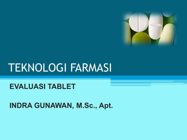 Evaluasi Tablet | PPTX
