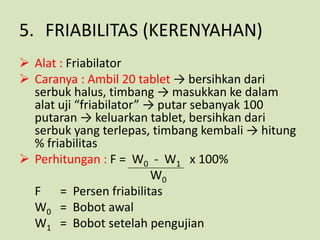 Evaluasi Tablet | PPTX