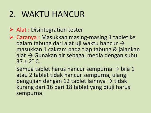 Evaluasi Tablet | PPTX