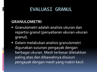 Evaluasi tablet | PPTX