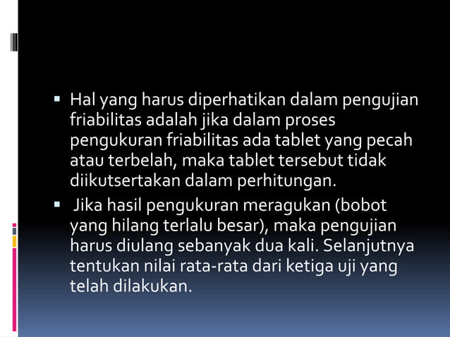 Evaluasi tablet | PPTX