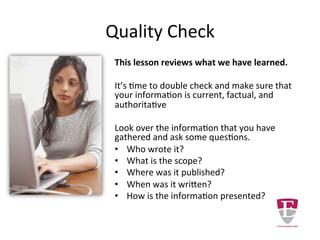 Evaluate Your Research | PPT