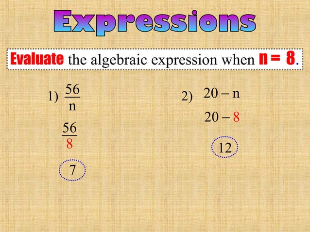 Evaluating Algebraic Expressions | PPT | Programming Languages | Computing