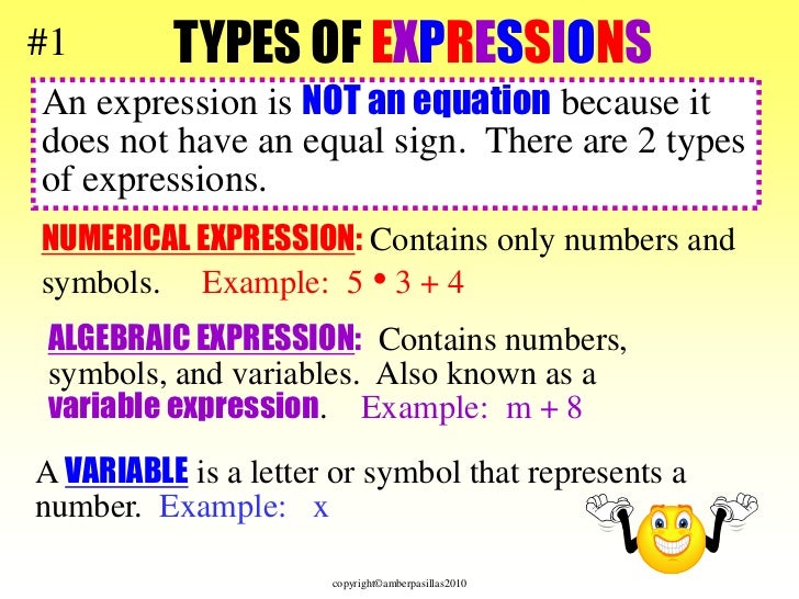 Evaluate Algebraic Expressions Evaluate Algebraic Expressions