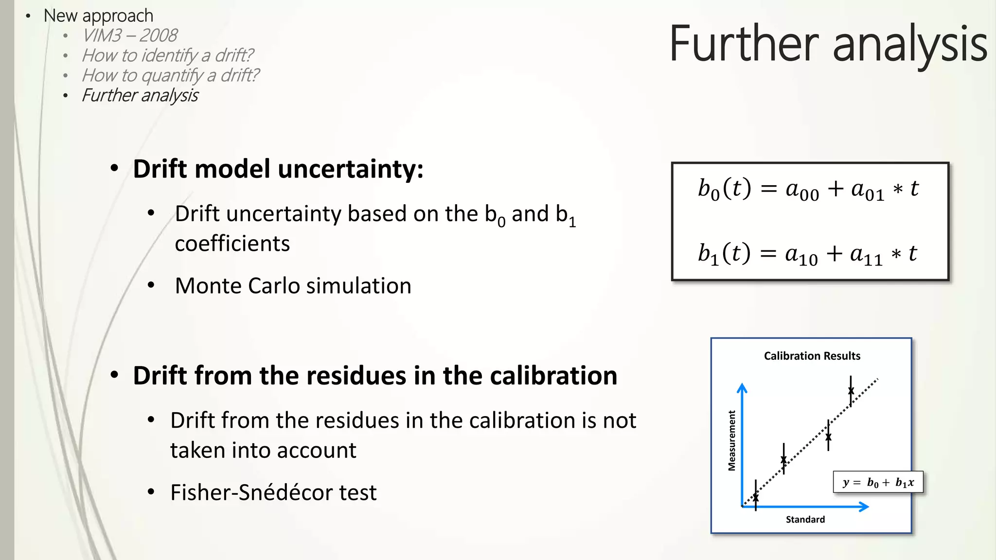 Evaluate and quantify the drift of a measuring | PPTX
