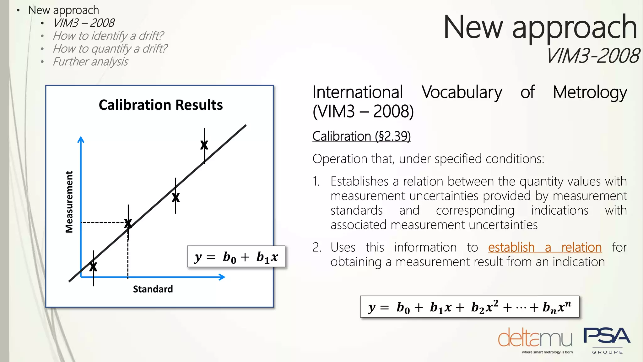 Evaluate and quantify the drift of a measuring | PPTX