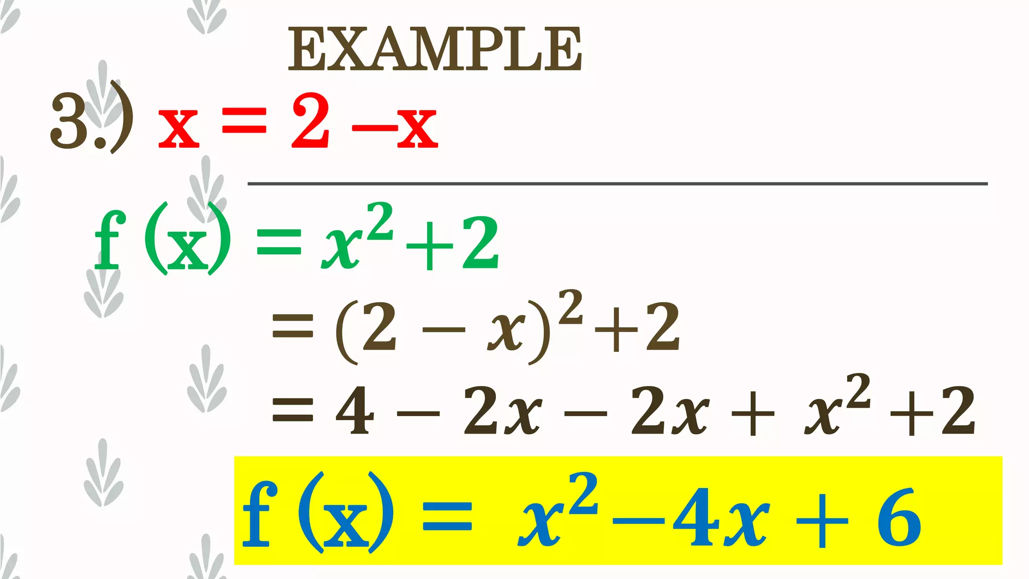 Evaluate functions & fundamental operations of functions | PPT Evaluate functions & fundamental operations of functions | PPT