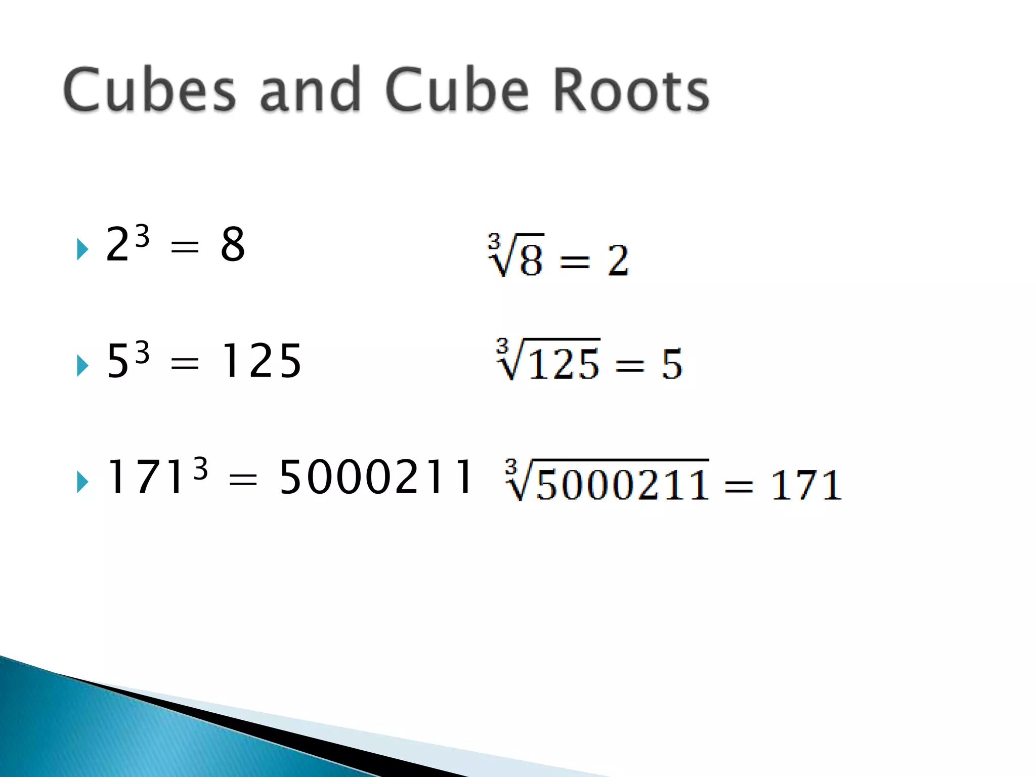 Evaluate nth roots and use rational exponents | PPT