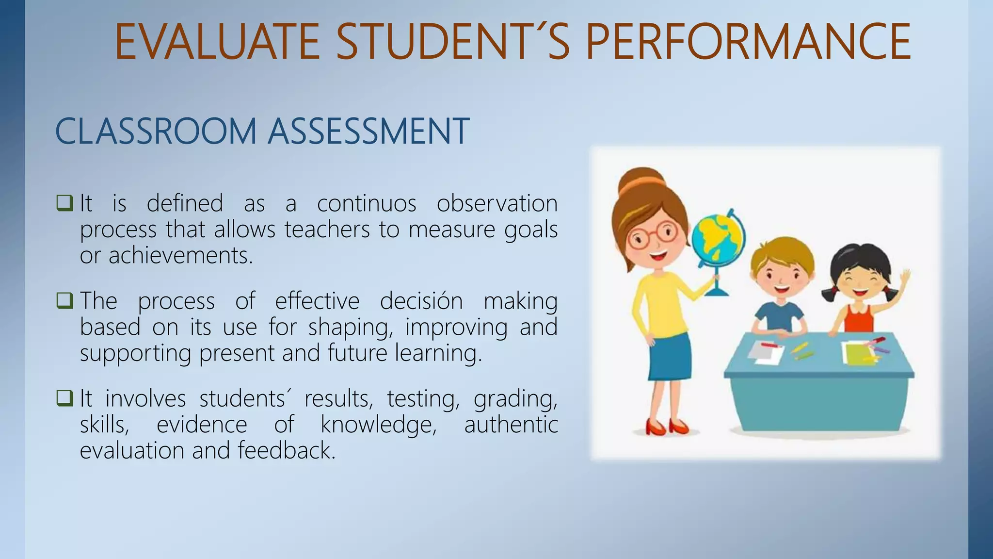 EVALUATE PERFORMANCE´S STUDENT.pptx