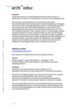 Evaluatie elearning | PDF
