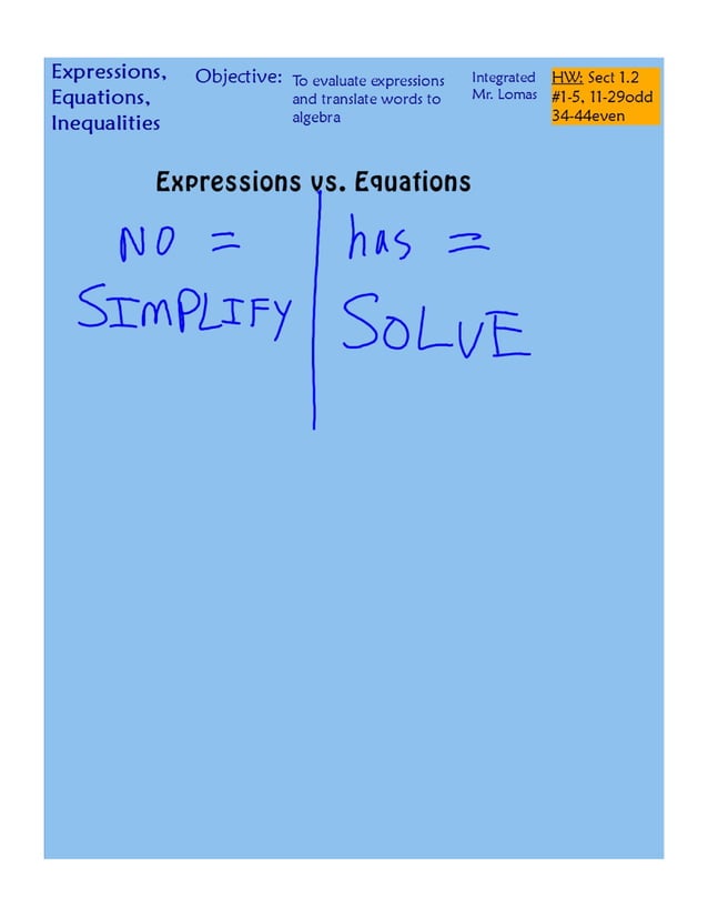 Evaluating and Translating Expressions.pdf | Web Design and HTML | Internet
