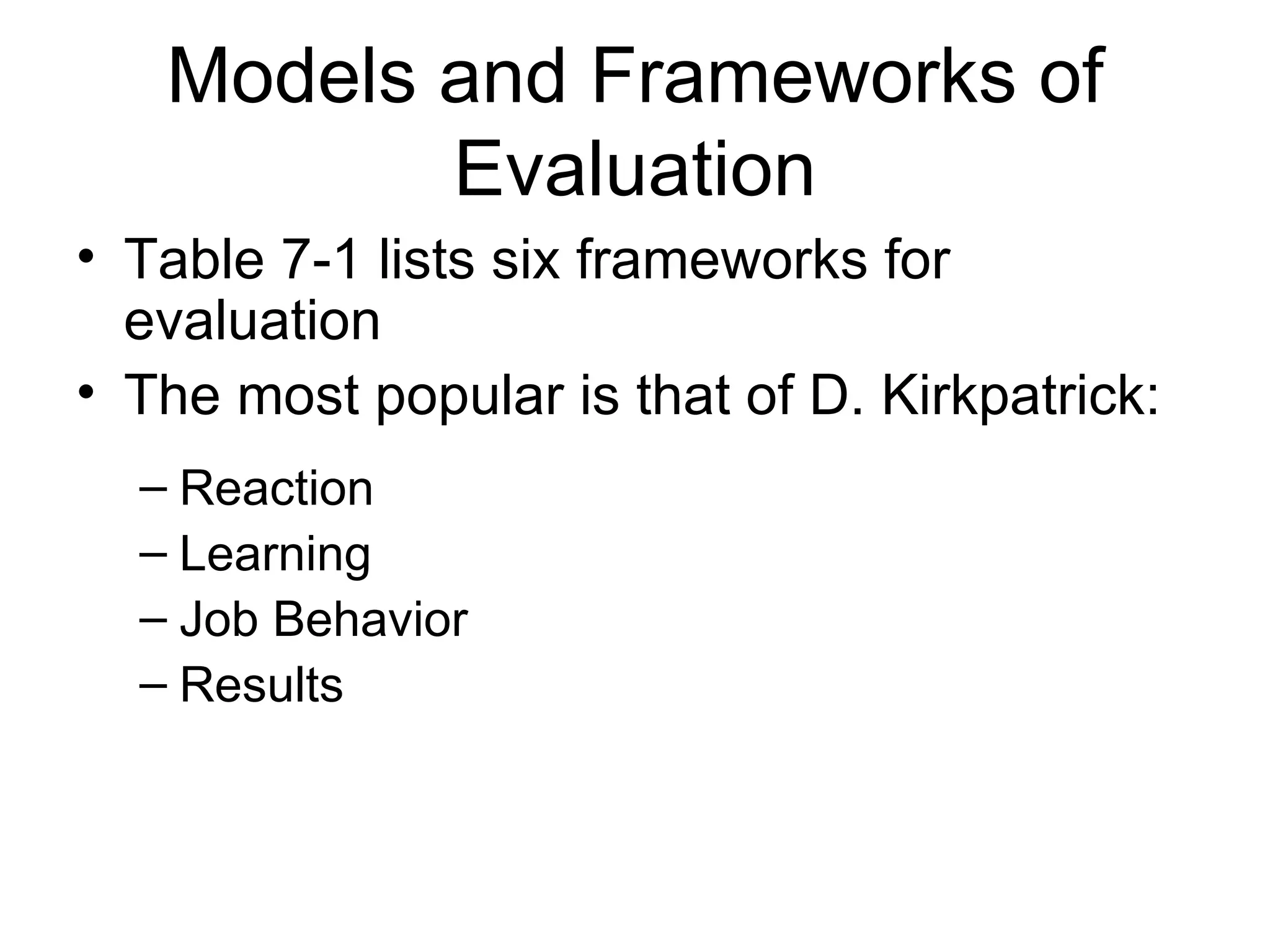 Evaluating hrd-programs | PPT
