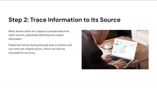 How to Evaluating Information Online (guide) | PDF