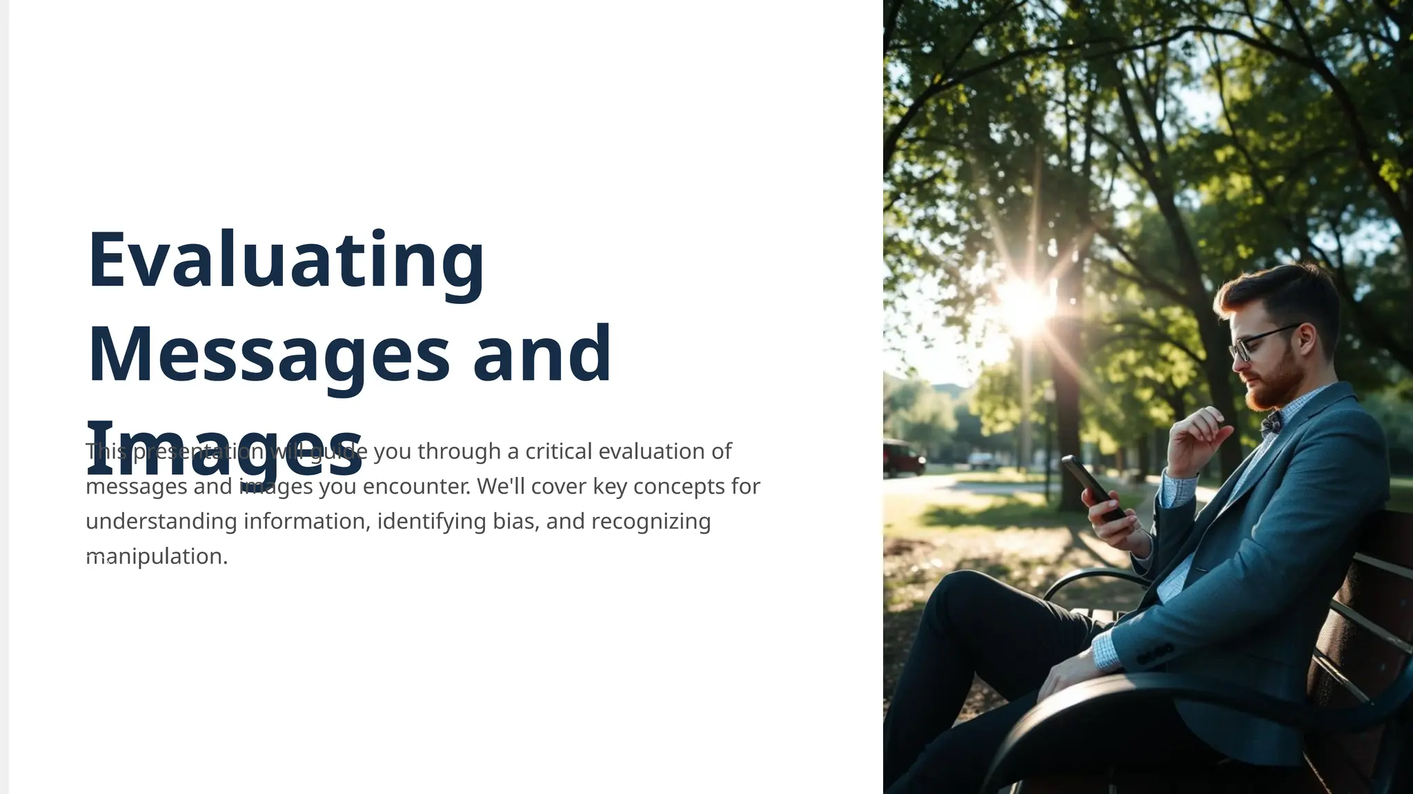 Evaluating-Messages-and-Images.pptx in the students | PPTX