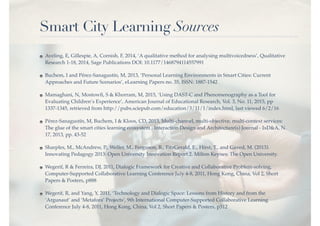 Evaluating Smart City Learning | PPT