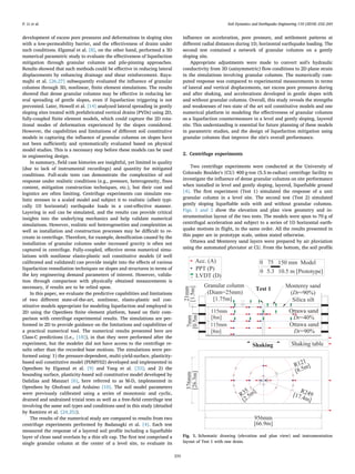 Evaluating 2D numerical simulations of granular columns in level and gently sloping liquefiable ...