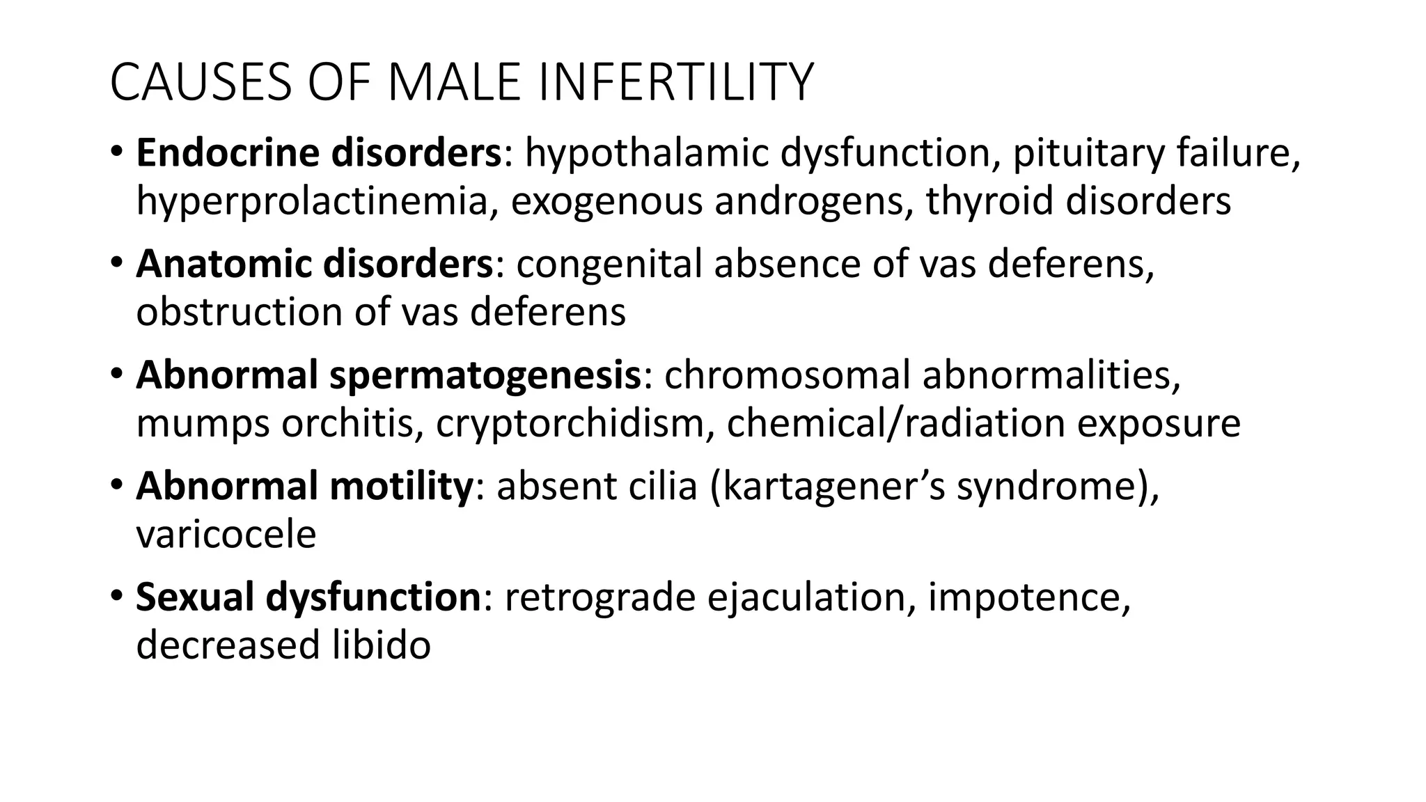 Evaluating a couple with infertility | PPTX