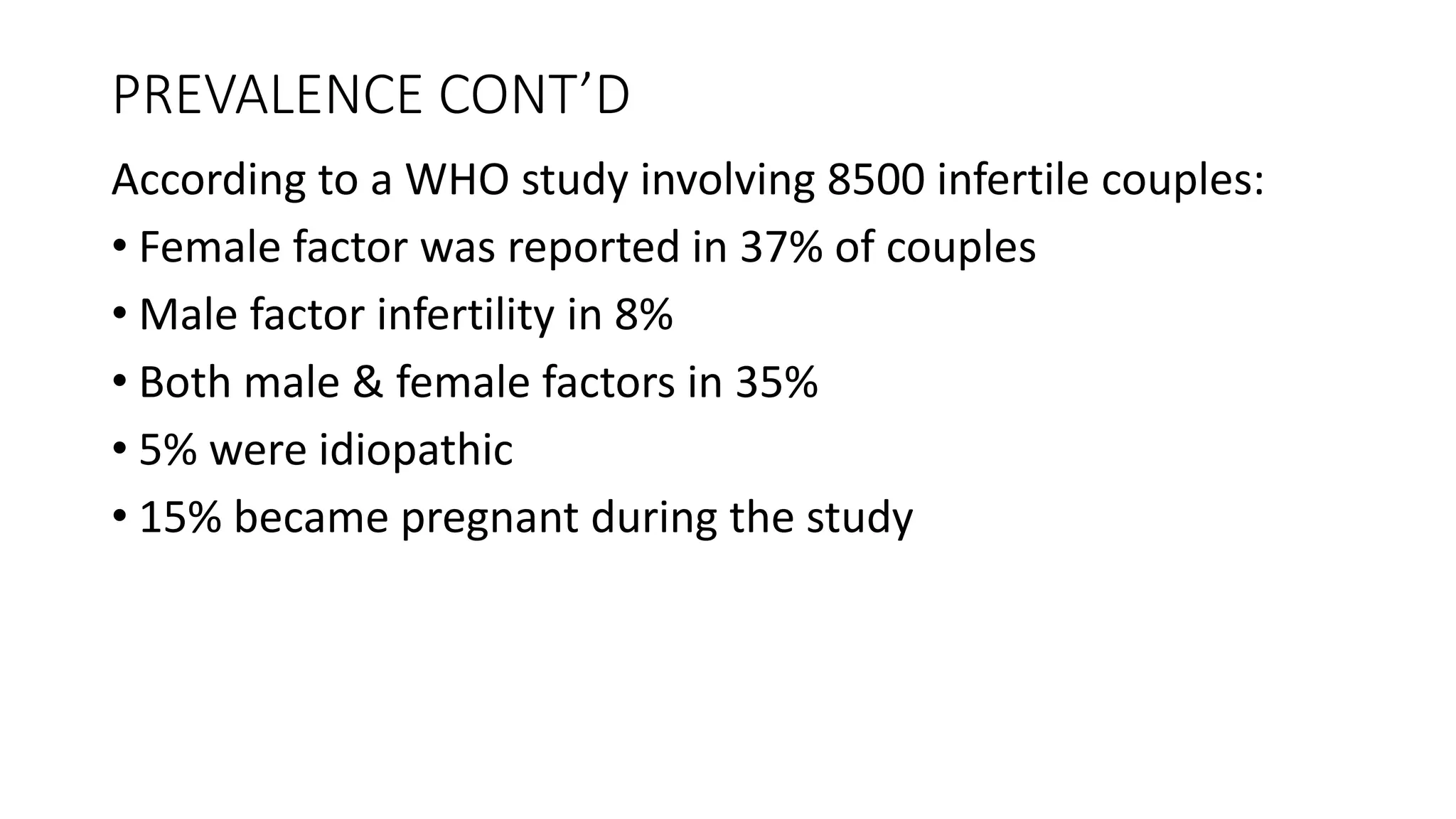 Evaluating a couple with infertility | PPTX