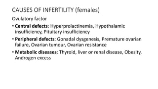 Evaluating a couple with infertility | PPTX