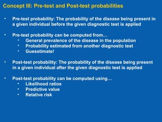 Evaluating a diagnostic test presentation www.eyenirvaan.com - part 2 | PPT