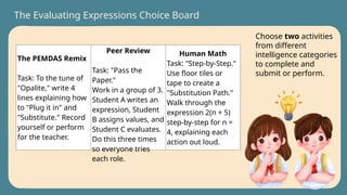 Comprehensive Guide to Evaluating Algebraic Expressions for Grade 7 ...