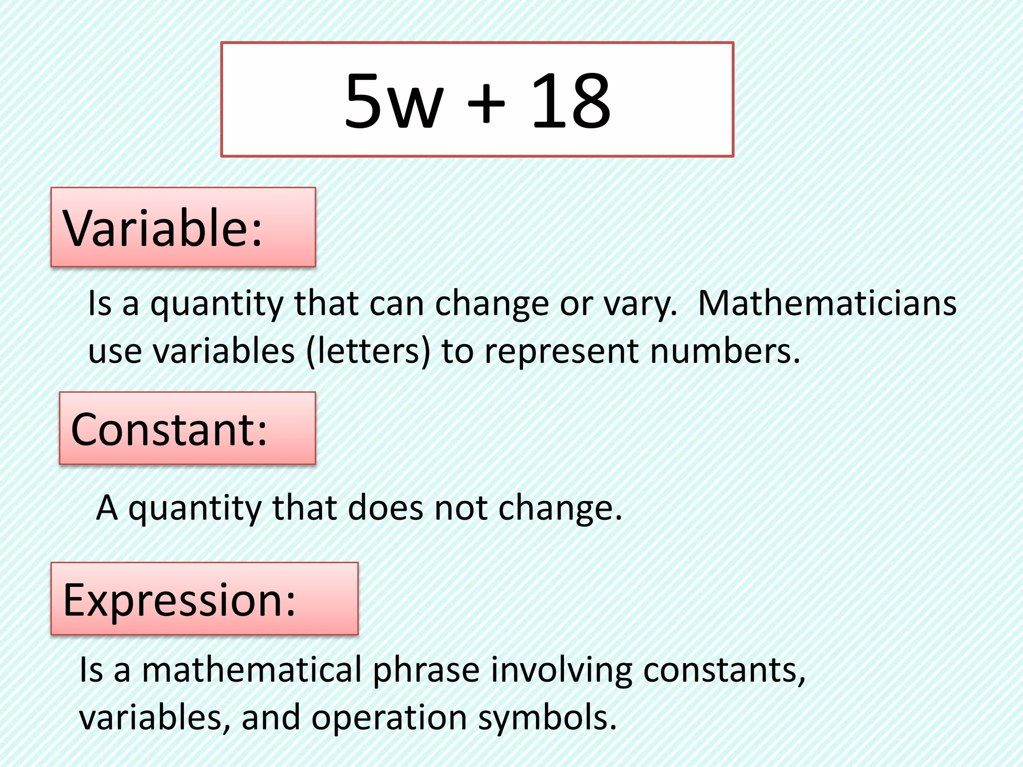 Evaluating Algebraic Expressions With Substitution Pptx Programming