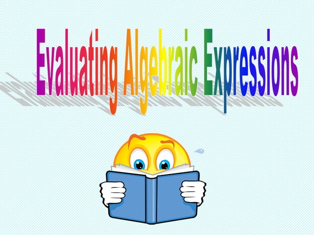 Evaluating algebraic expressions with substitution (answers) | PPTX ...