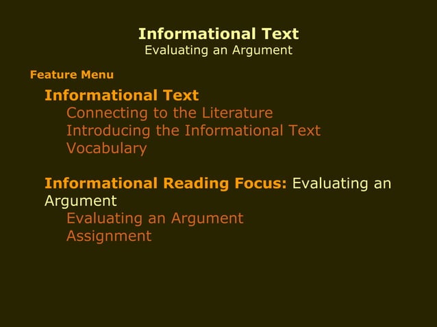 Evaluating an argument | PPT | Law