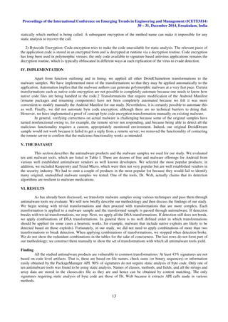 Evaluating android antimalware against transformation attacks | PDF