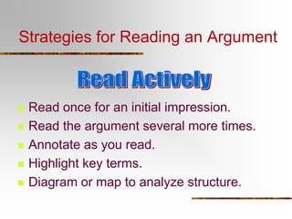 Evaluating arguments lesson2 | PPTX